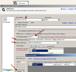 HTTP POST in SSIS - Send data to Web API url | ZappySys Blog