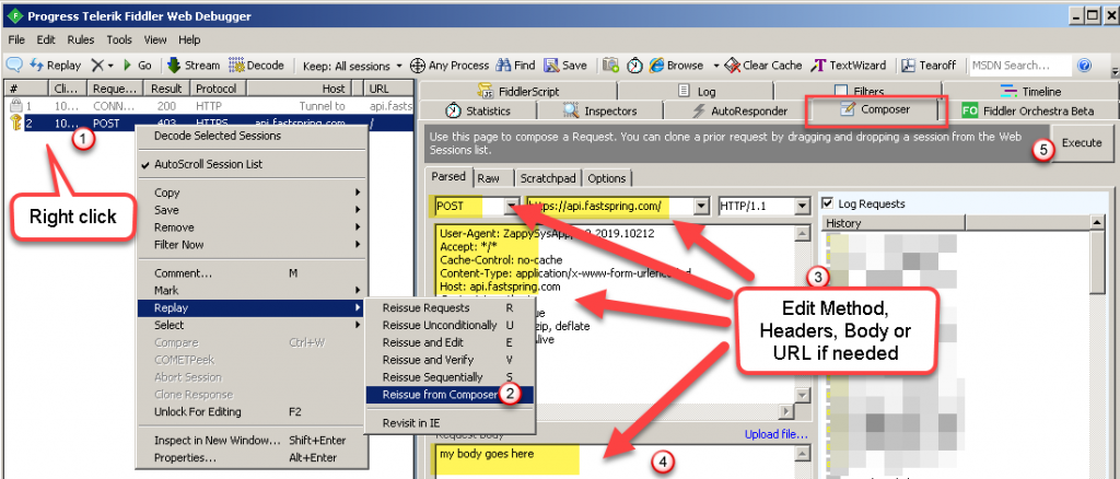 Tutorial - How to use Fiddler to analyze HTTP Web Requests (Tips) | ZappySys Blog