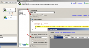 Update MongoDB Array Items using SSIS | ZappySys Blog