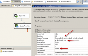 Update MongoDB Array Items using SSIS | ZappySys Blog