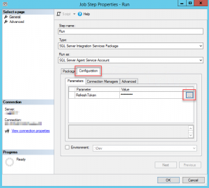 How to parameterize properties in SSIS package and configure them in a ...