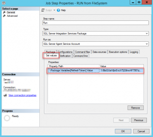 How to parameterize properties in SSIS package and configure them in a ...