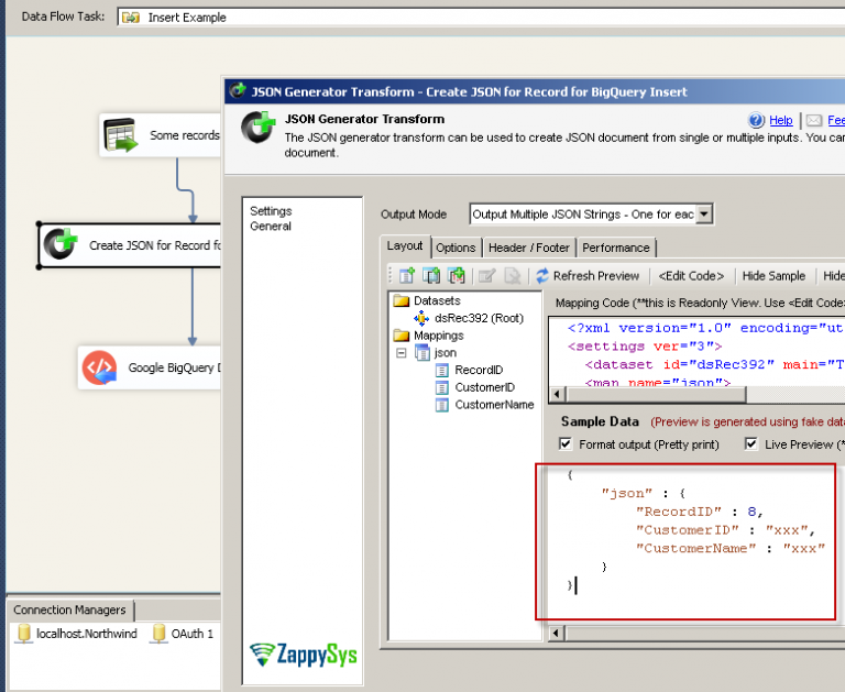 5 Ways to Export JSON from SQL Server using SSIS | ZappySys Blog