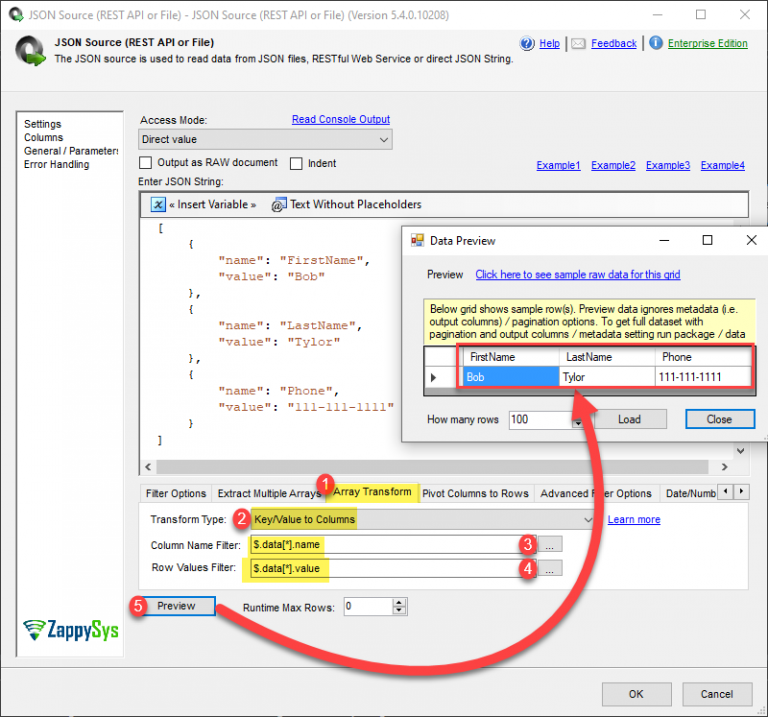 Parse Json Array In Ssis Or Odbc Drivers Zappysys Blog