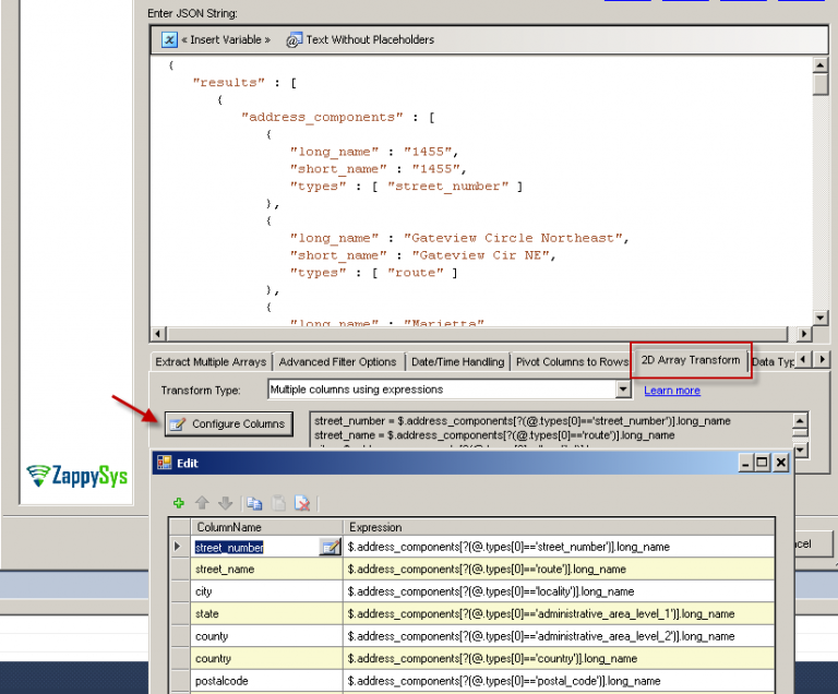 Parse JSON array in SSIS or ODBC Drivers | ZappySys Blog