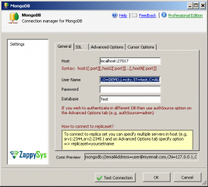 How to configure MongoDB SSL Connection in SSIS | ZappySys Blog