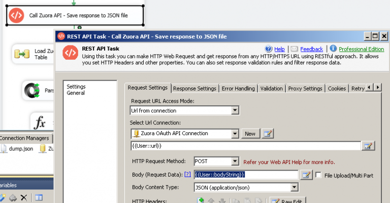 How to Import / Export data from Zuora API using SSIS | ZappySys Blog