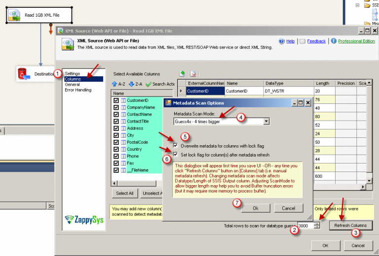 How To Read Large Xml Json File In Ssis 3 Million Rows In 3 Mins Zappysys Blog