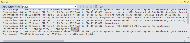 SSIS SFTP task example to upload, delete and download files / folders
