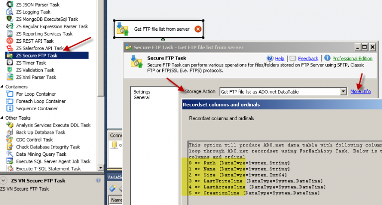Ssis Sftp Task Example To Upload Delete And Download Files Folders