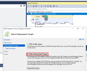 How to run SSIS in Azure Data Factory (Deploy, Monitor SSIS in Cloud ...