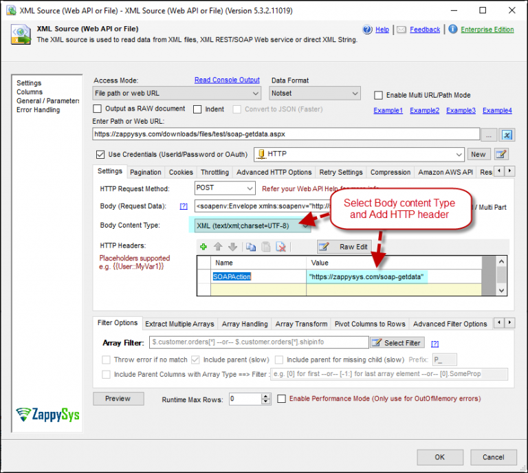How To Call Soap Rest Api Using Dynamic Token In Ssis Odbc Zappysys Blog