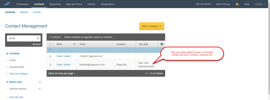 How to read Constant Contact data in SSIS – Call REST API / Load to SQL Server | ZappySys Blog