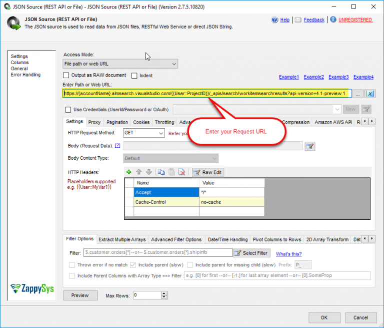 Read Azure DevOps data in SSIS (VSTS / TFS Online) – Call REST API / Load to SQL Server ...