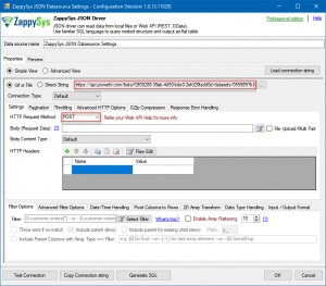 Push data into a Power BI dataset from SQL Server | ZappySys Blog