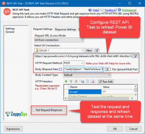 How to refresh Power BI dataset with REST API using SSIS | ZappySys Blog