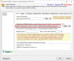 How to convert SQL to CSV in SSIS | ZappySys Blog