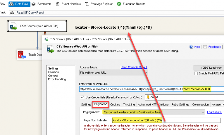 How to query salesforce data using Bulk API in SSIS | ZappySys Blog