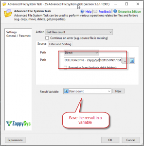 Examples with Validator task | ZappySys Blog