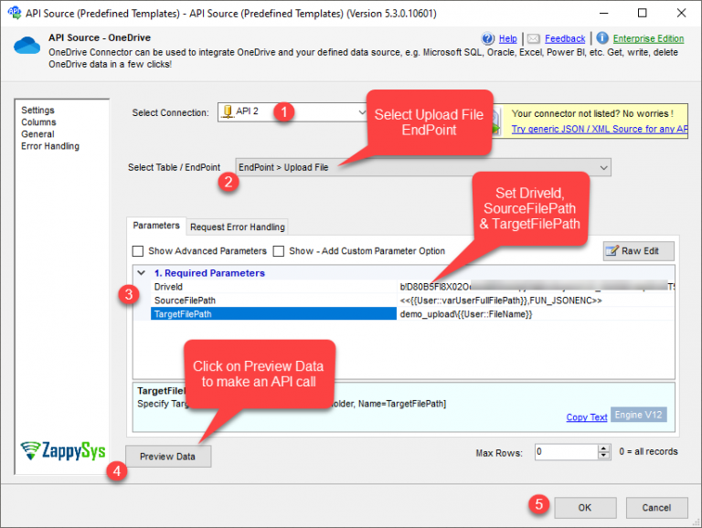 How to upload files on OneDrive using SSIS | ZappySys Blog